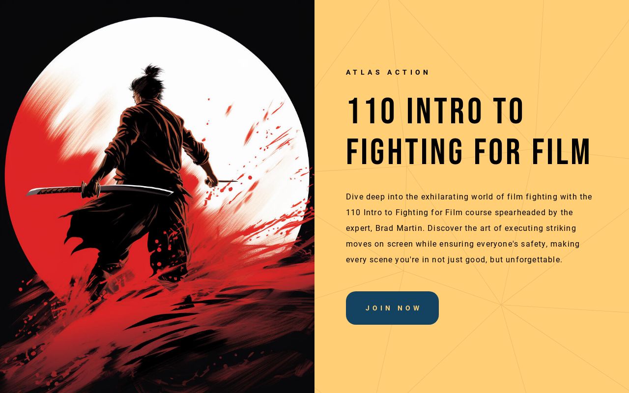 110 Intro to Fighting for Film